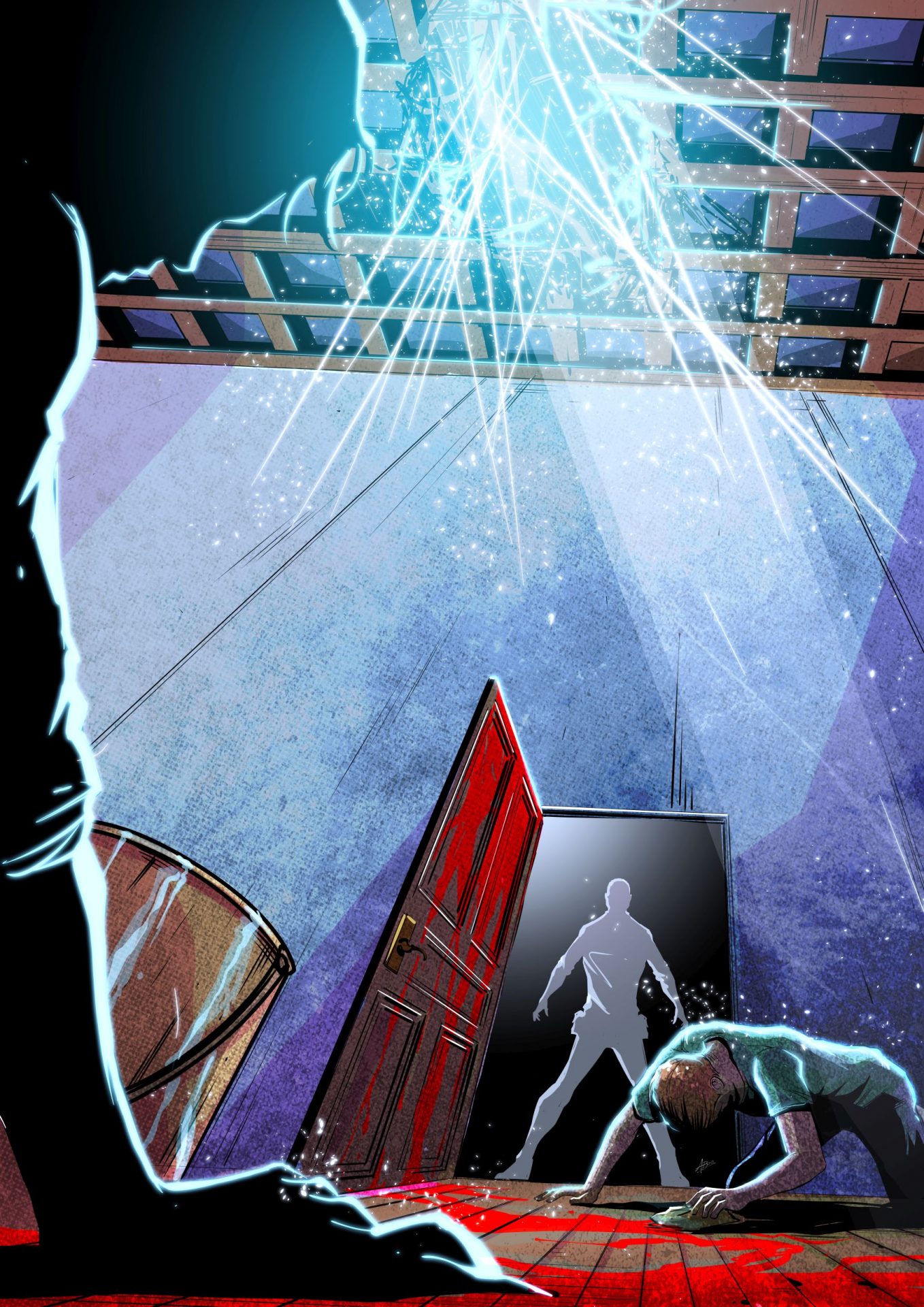 A Bloody Mess - DIY Disaster Illustration 1 - Electrical Times