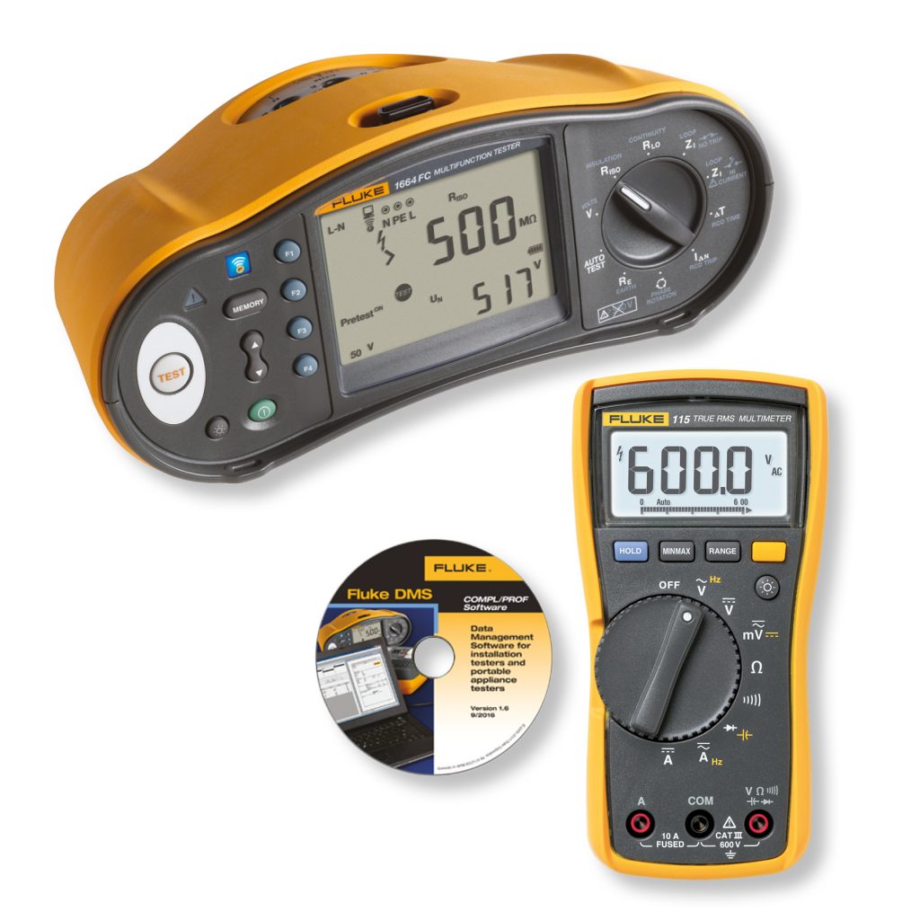 Fluke 1660 Series Multifunction Installation Tester and FREE DMM money ...