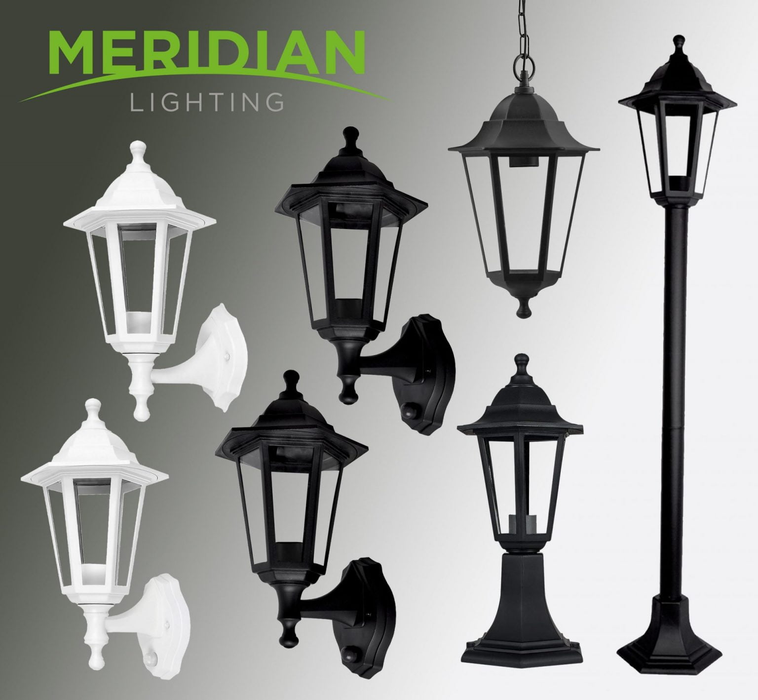 Complete Outdoor LED Lantern Range from Meridian - Electrical Times