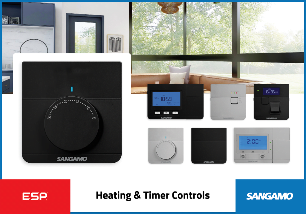 Sangamo timers and heating controls now offered in silver and black ...