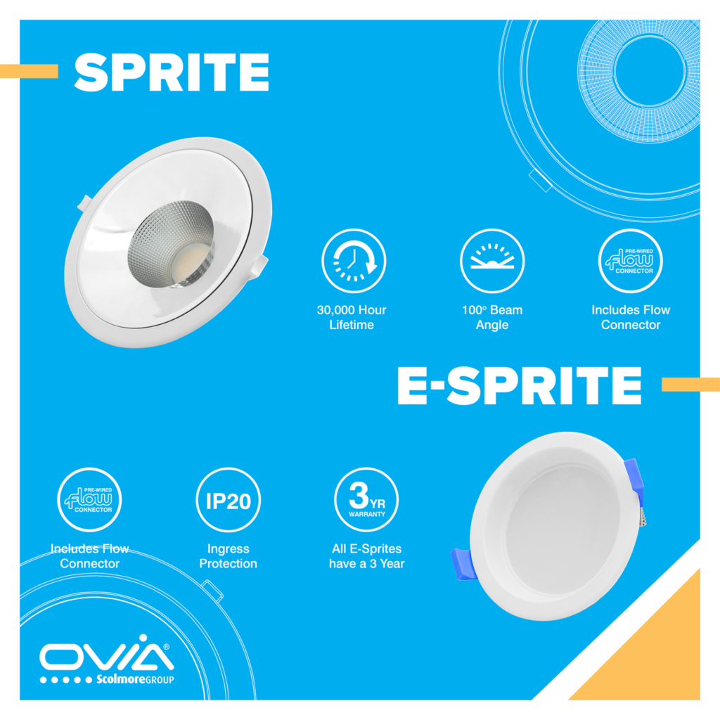 Recessed LED Downlights with CTA Switch from Ovia - Electrical Times