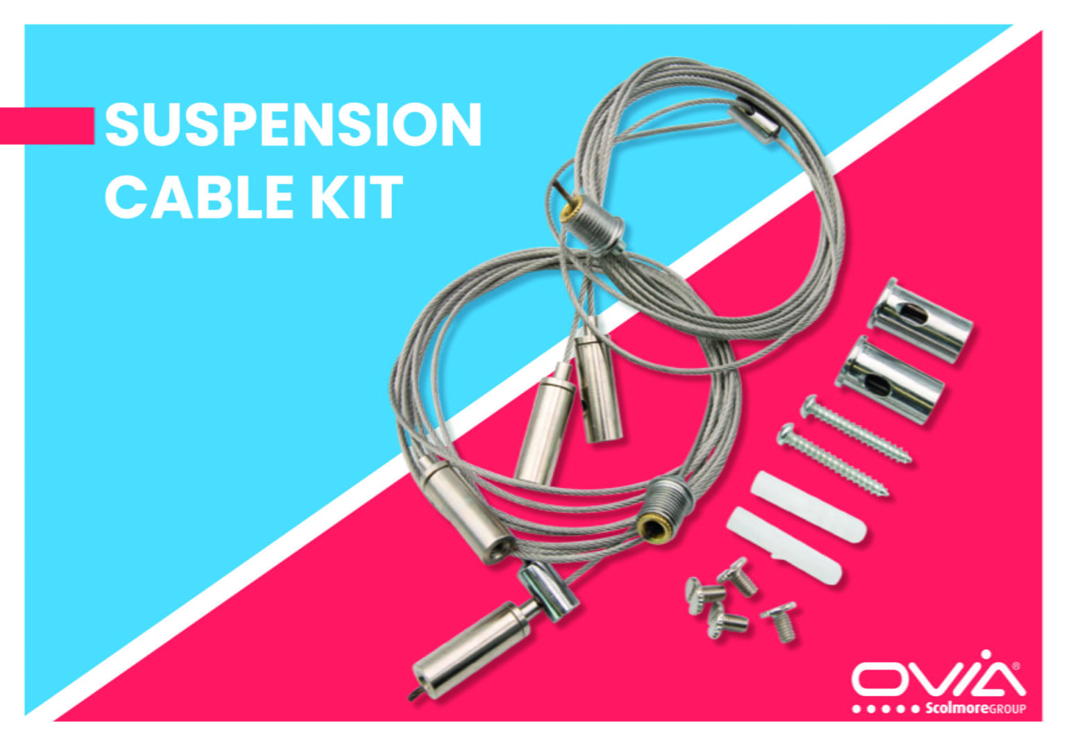 Ovia adds new Suspension Cable Kits to lighting accessories range ...