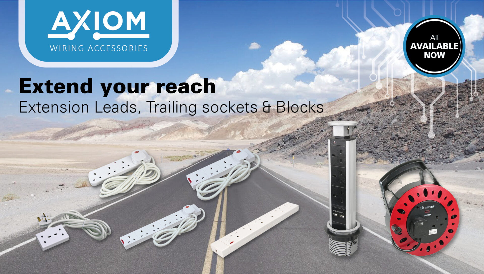 Axiom Extension Leads, Trailing Sockets & Blocks - Electrical Times