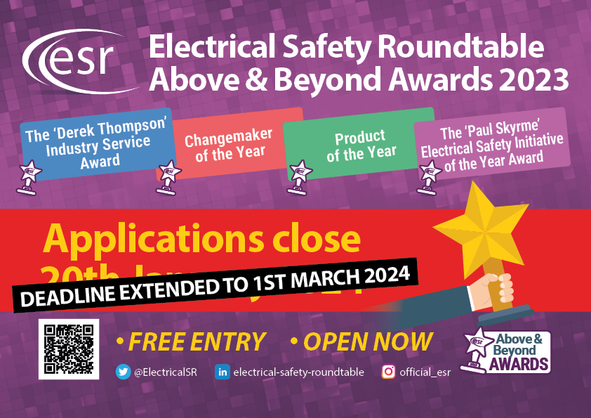 Electrical Safety Roundtable Above and Beyond Awards 2023 Open for ...