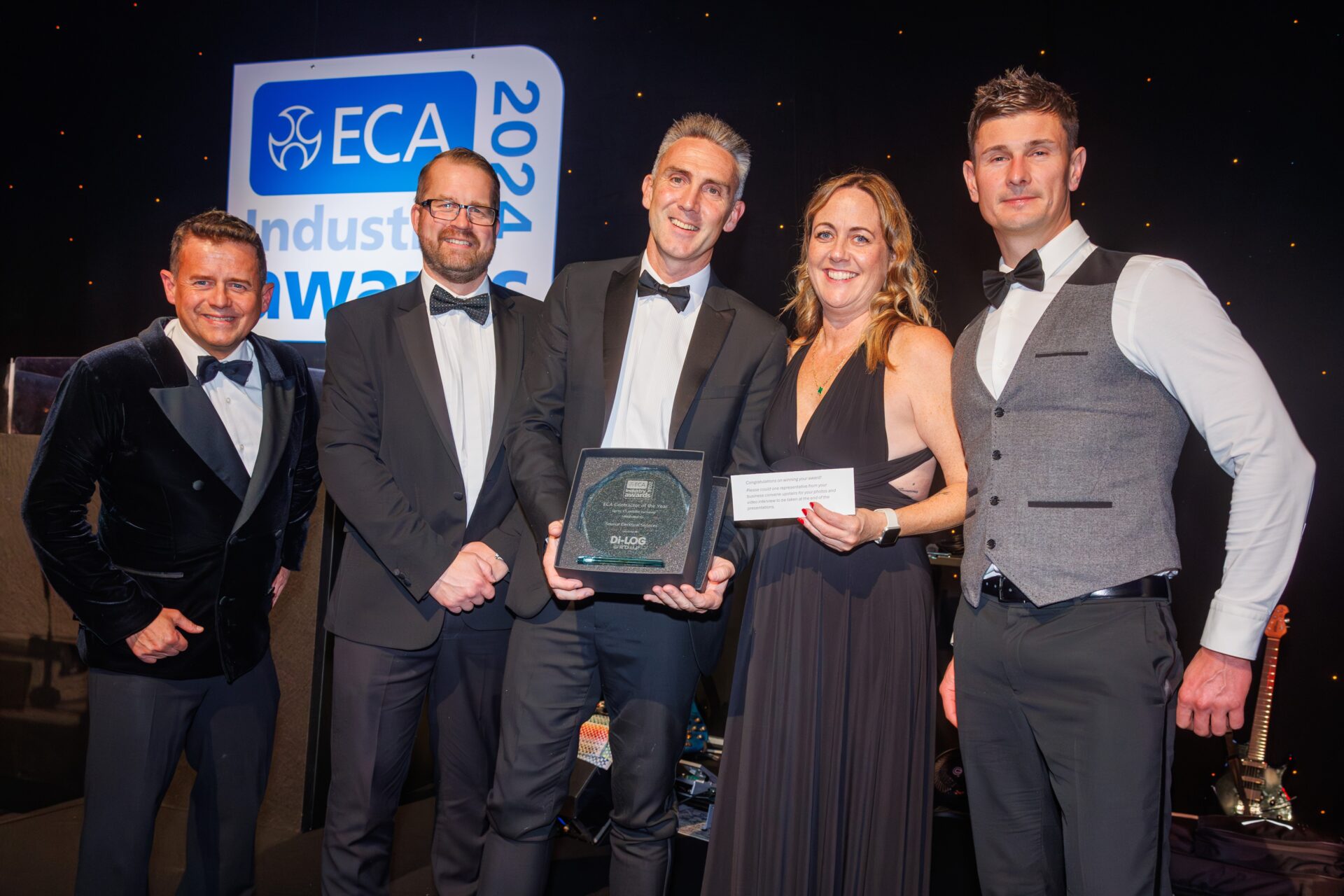 ELECTRICAL CONTRACTOR WINS INDUSTRY AWARD FIVE YEARS AFTER START-UP ...