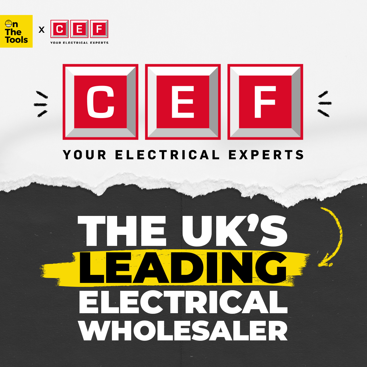 On The Tools announces electrifying partnership with CEF to Support UK ...