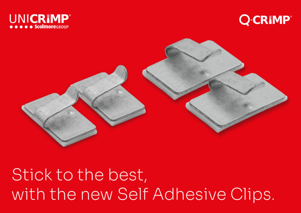 Unicrimp adds new Self-Adhesive Clips to Q-Crimp range - Electrical Times