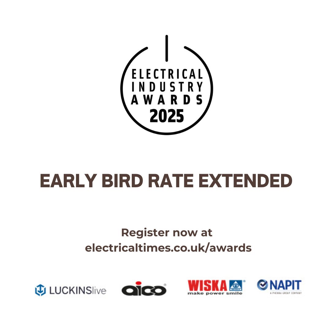 Early Bird Rate for The Electrical Industry Awards 2025 Extended ...