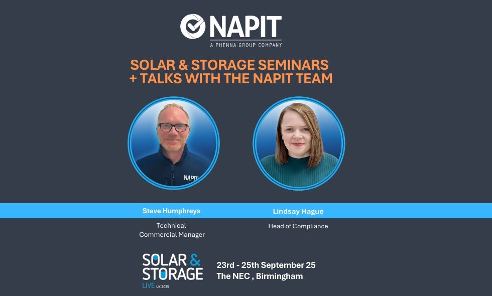 Join NAPIT For Solar & Storage Live UK 2025 - Electrical Times