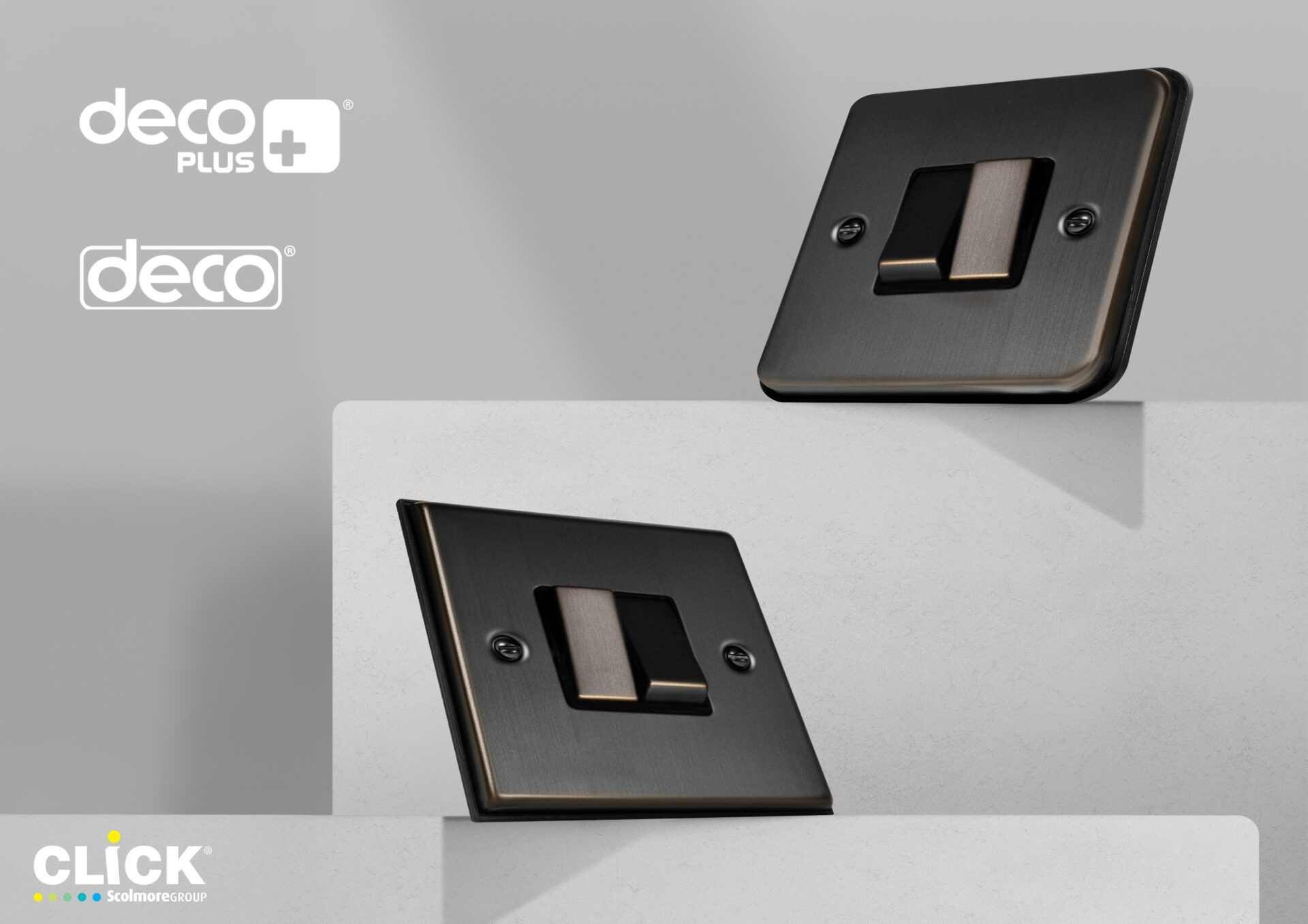 Deco & Deco Plus Matt Bronze - Click Logo - Electrical Times
