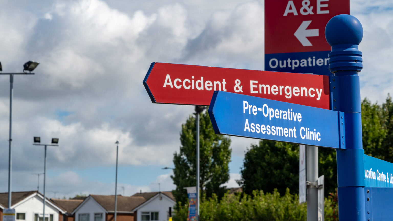 Hospital department signs at a UK hospital - Electrical Times